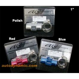 AC Autotechnic 1 inch Diameter Water Temperature Adapter Chrome Polish